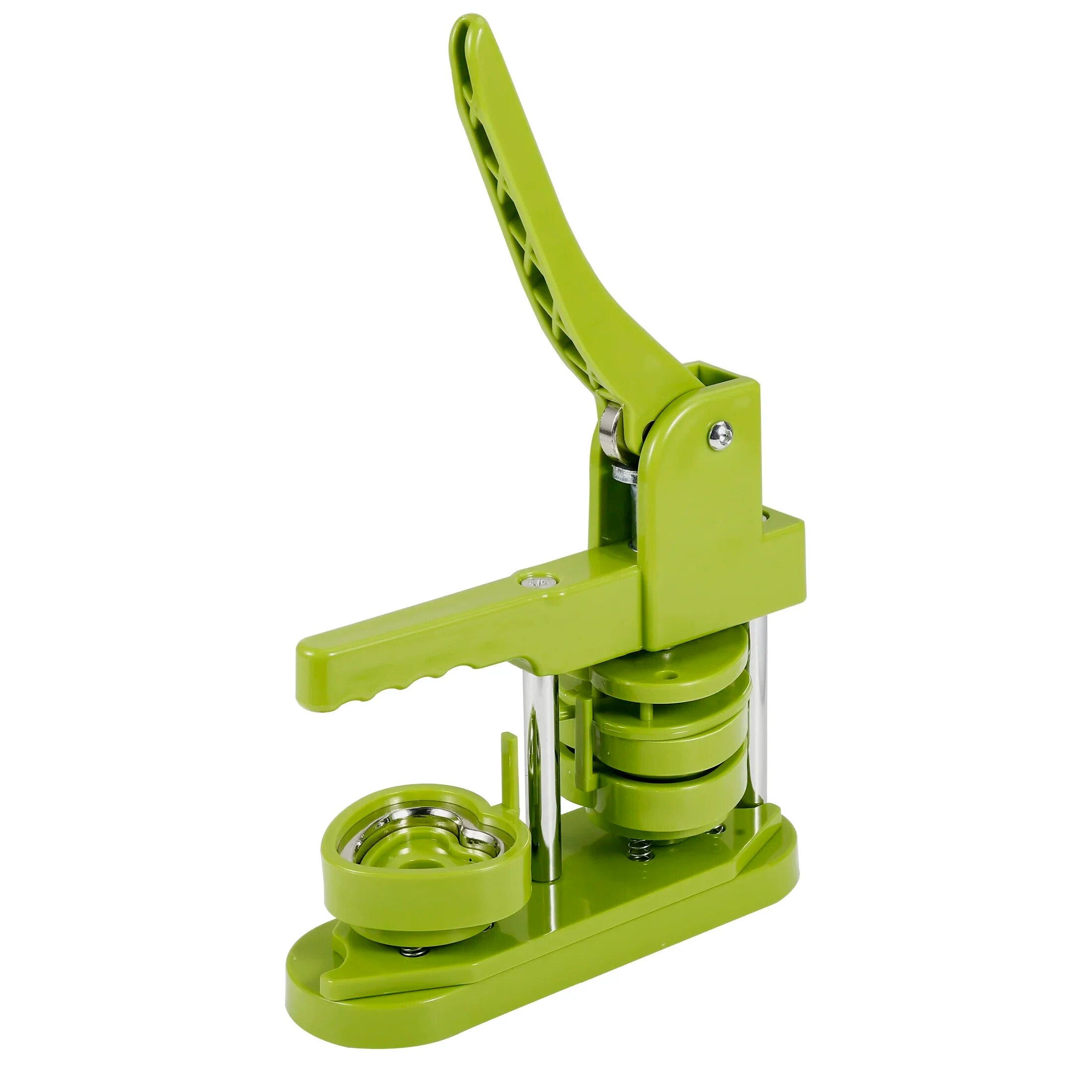 DIY Button Badge Maker Machine Heart Shape Pin Punch Press Mold Making ...