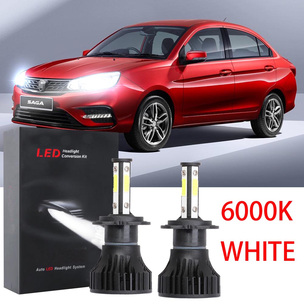 For Proton Saga VVT (Year 2016-2020) - 2pc 6000K white 80W Car LED ...