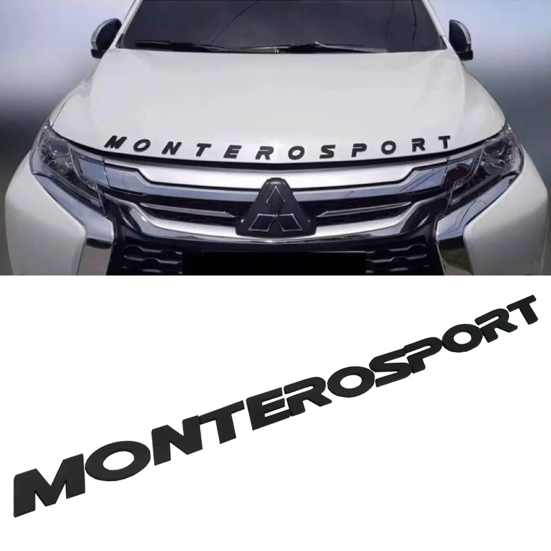 MONTERO SPORT Front hood Emblem badge sticker with GUIDE | Lazada PH