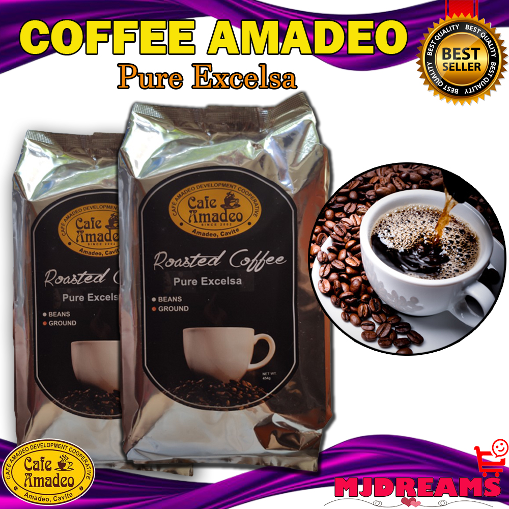 Coffee Amadeo - Pure Excelsa Blend Ground (Plastic) 225g KAPENG BARAKO ...