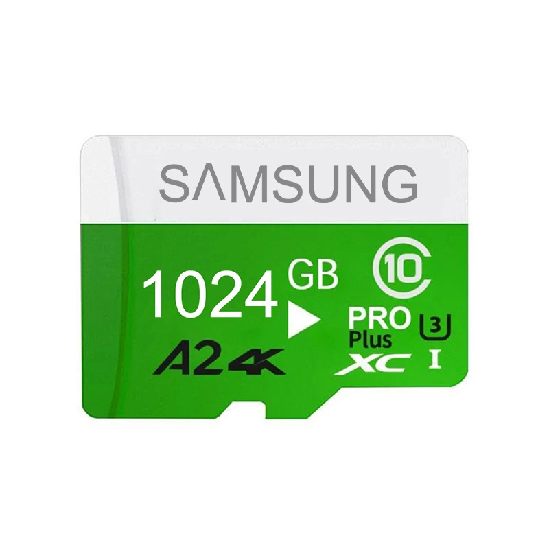 Samsung Tf Memory Card Storage Card (White and Green Card) 128g 256g ...