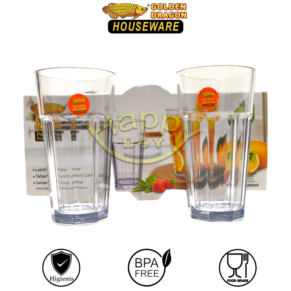 GELAS BENING | GELAS MINUM | GELAS RESTORAN | GELAS JUS 420ML GOLDEN ...