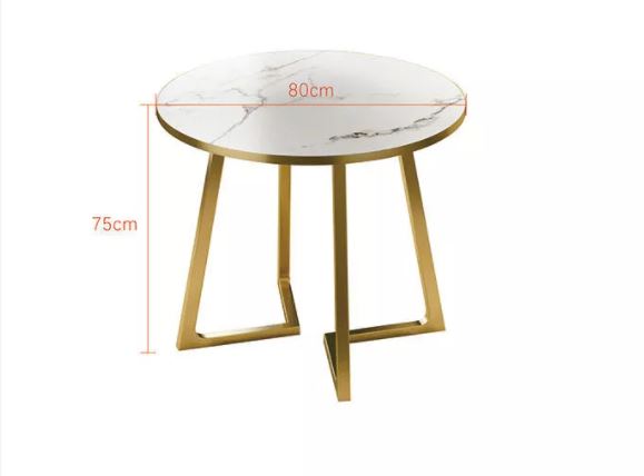 Tiancai High-end Nordic Dining Table steel feet light luxury ...