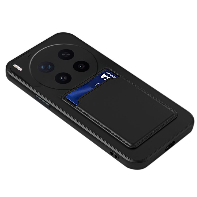 For Vivo X300 Pro Phone Case Card Slot Lens Cover Soft Silicone ...