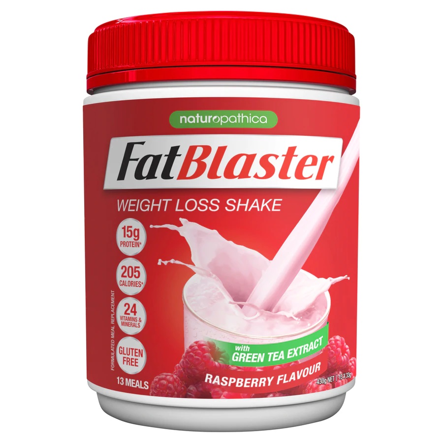 โปรตีน FatBlaster Weight Loss Raspberry Shake 430g โปรตีนลดน้ำหนัก เร่ง ...