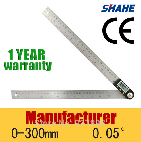 protractor stainless Premium steel digital protractor SHAHE 360 Tools ...