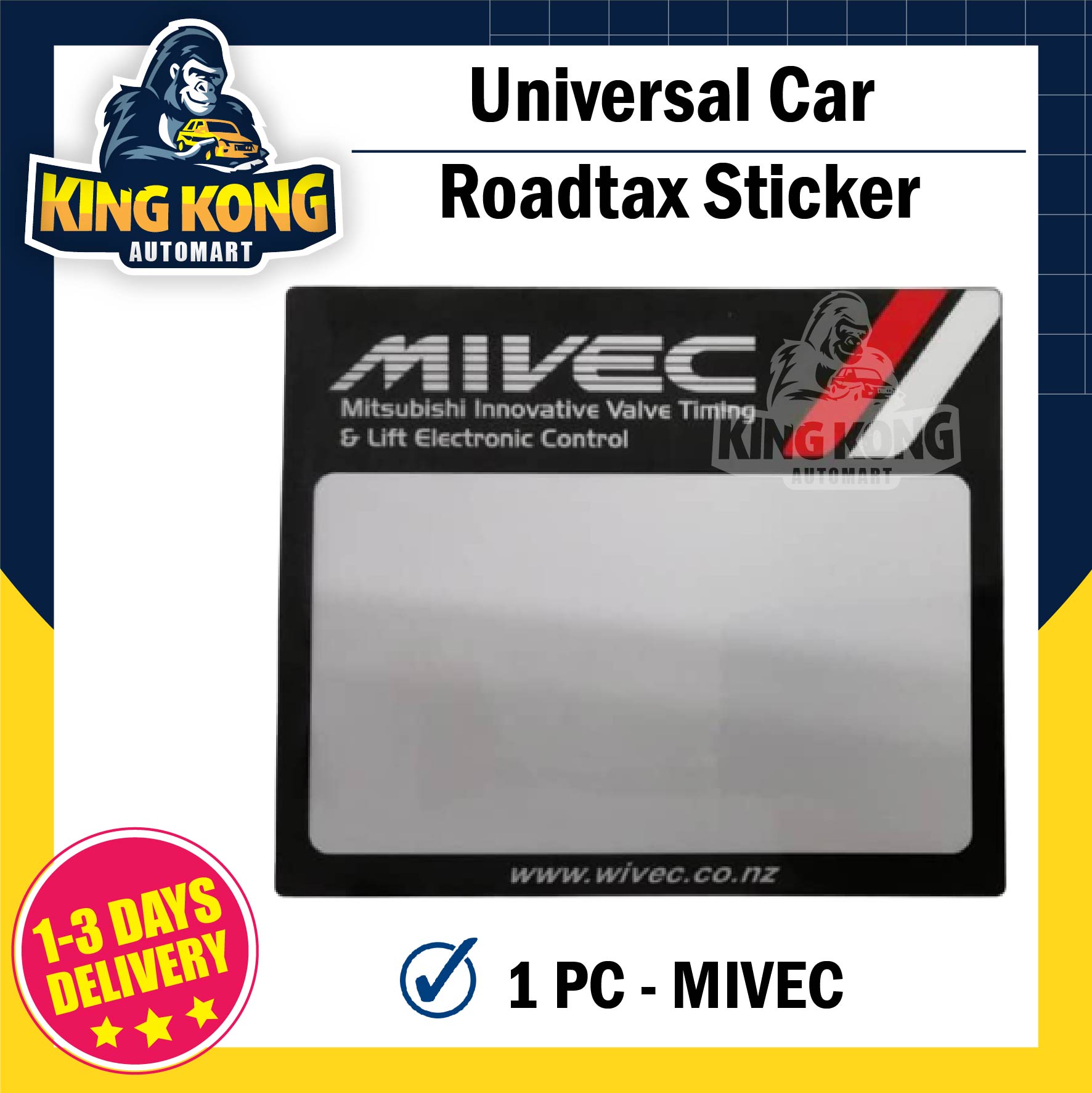 High Quality Car Road Tax Roadtax Sticker Proton Perodua Toyota Honda ...
