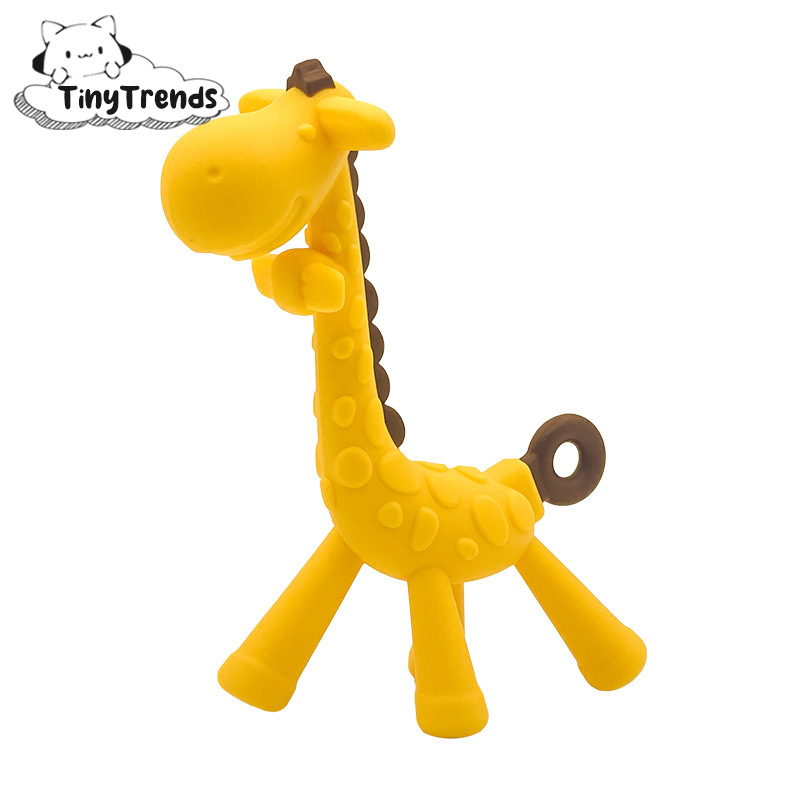 TinyTrends Giraffe baby silicone teething products for mother and baby ...