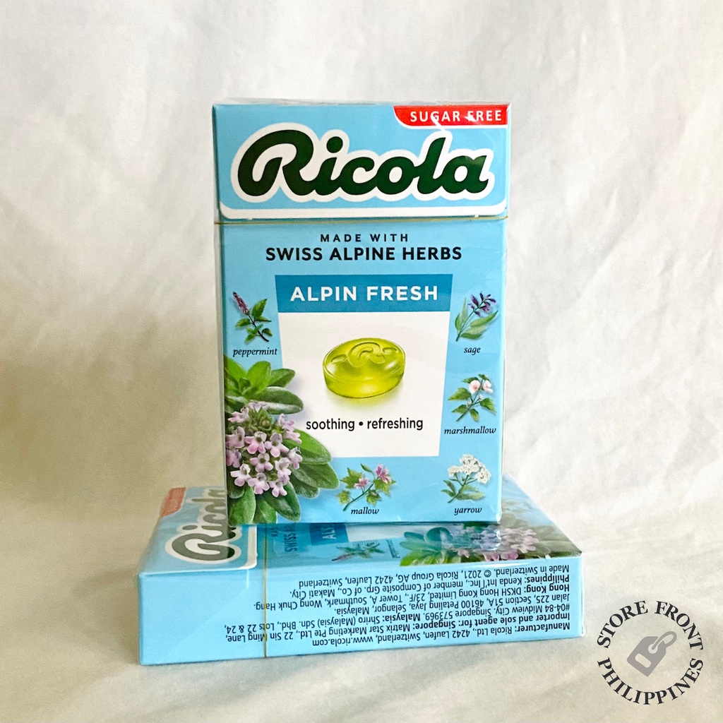 [ON HAND] Ricola Sugar Free Candy 40g: Alpin Fresh, Cranberries, Lemon, Mountain Mint, Original ...