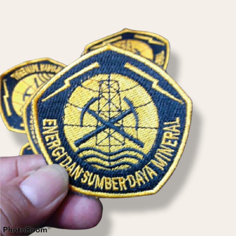 PATCH BORDIR KOMPUTER LOGO KEMENTERIAN ESDM / ENERGI DAN SUMBER DAYA ...