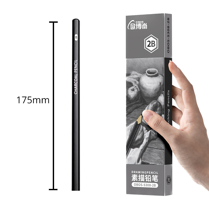 【EcoDealsq】Professional 2H HB B 2B 3B 4B 6B 8B 12B 14B Sketch Drawing ...
