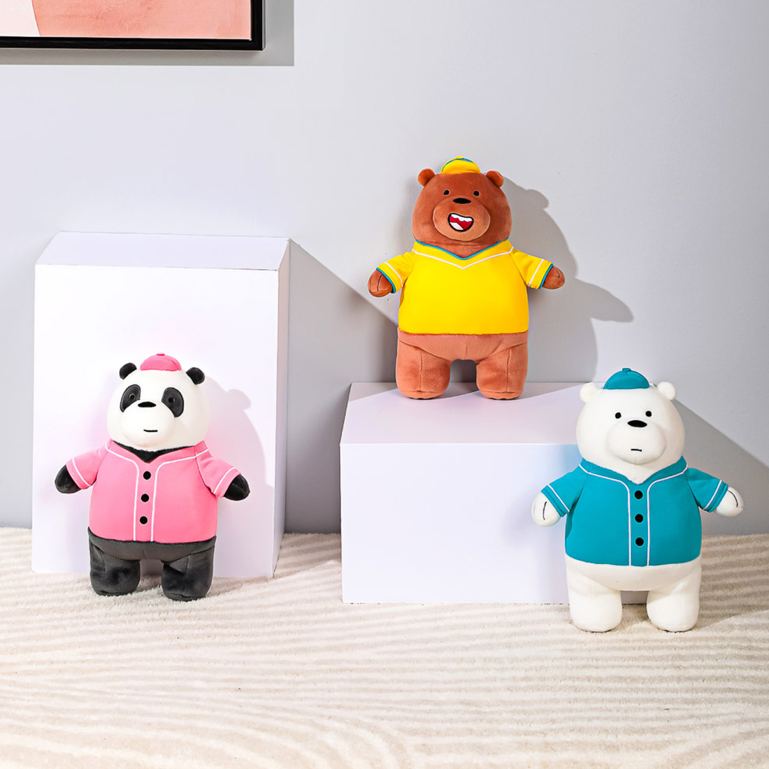 MINISO หมอนรองคอ หมอนรองคอรูปตัวยู พร้อมผ้าปิดตา We Bare Bears ...