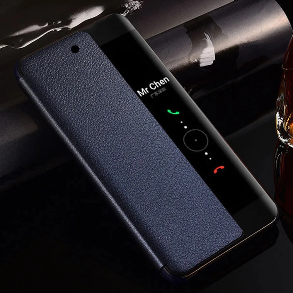 Fashions High Quality Smart View Window Flip Case For Samsung Galaxy S22ultra A52 A72 A71 A51 ...