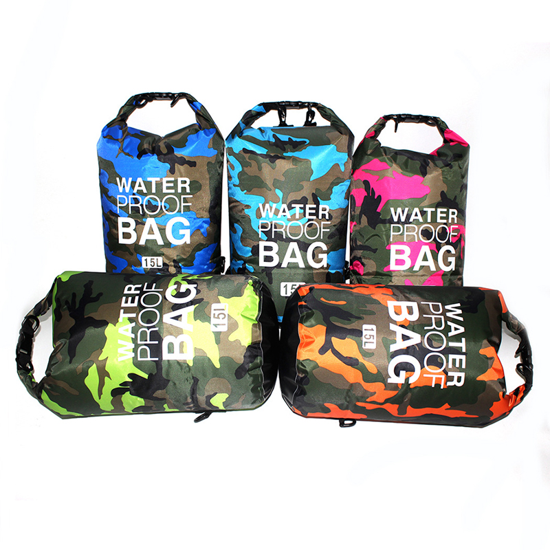Outdoor Waterproof Dry Bags 2/5/10/15l/30l Portable Rafting Diving Dry ...