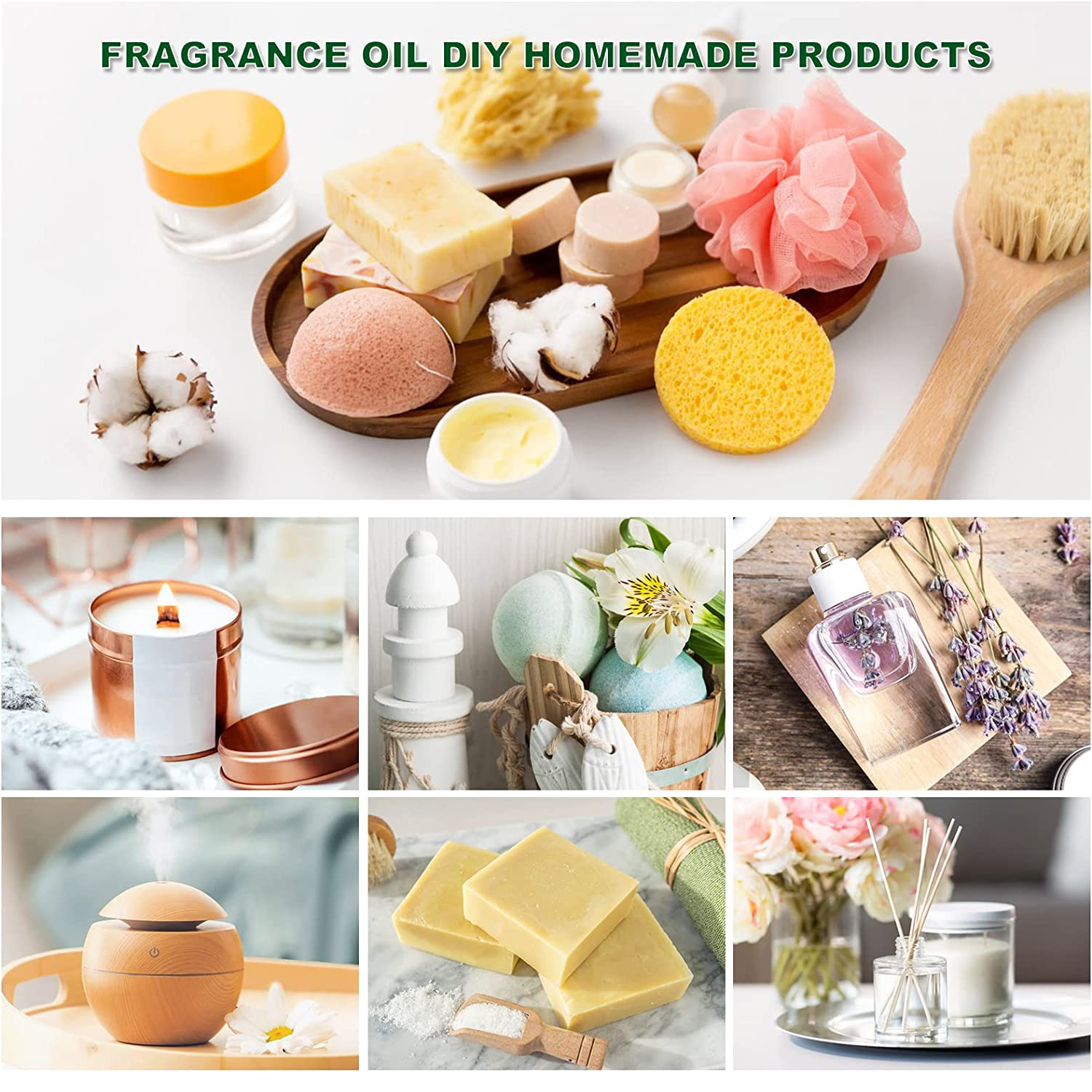 EUQEE 10ML Premium Fragrance Oil For Humidifier Diffuser Coconut Vanilla Forest Pine Sandalwood ...