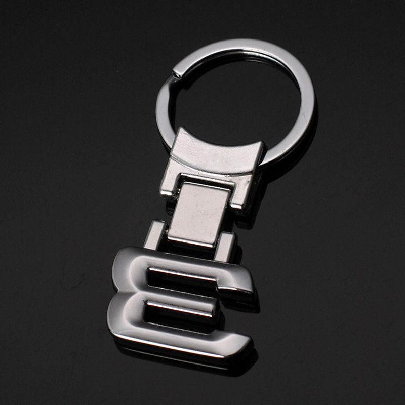 Car Keychain Holder Digital Key Ring Pendant Modified Digital Logo ...