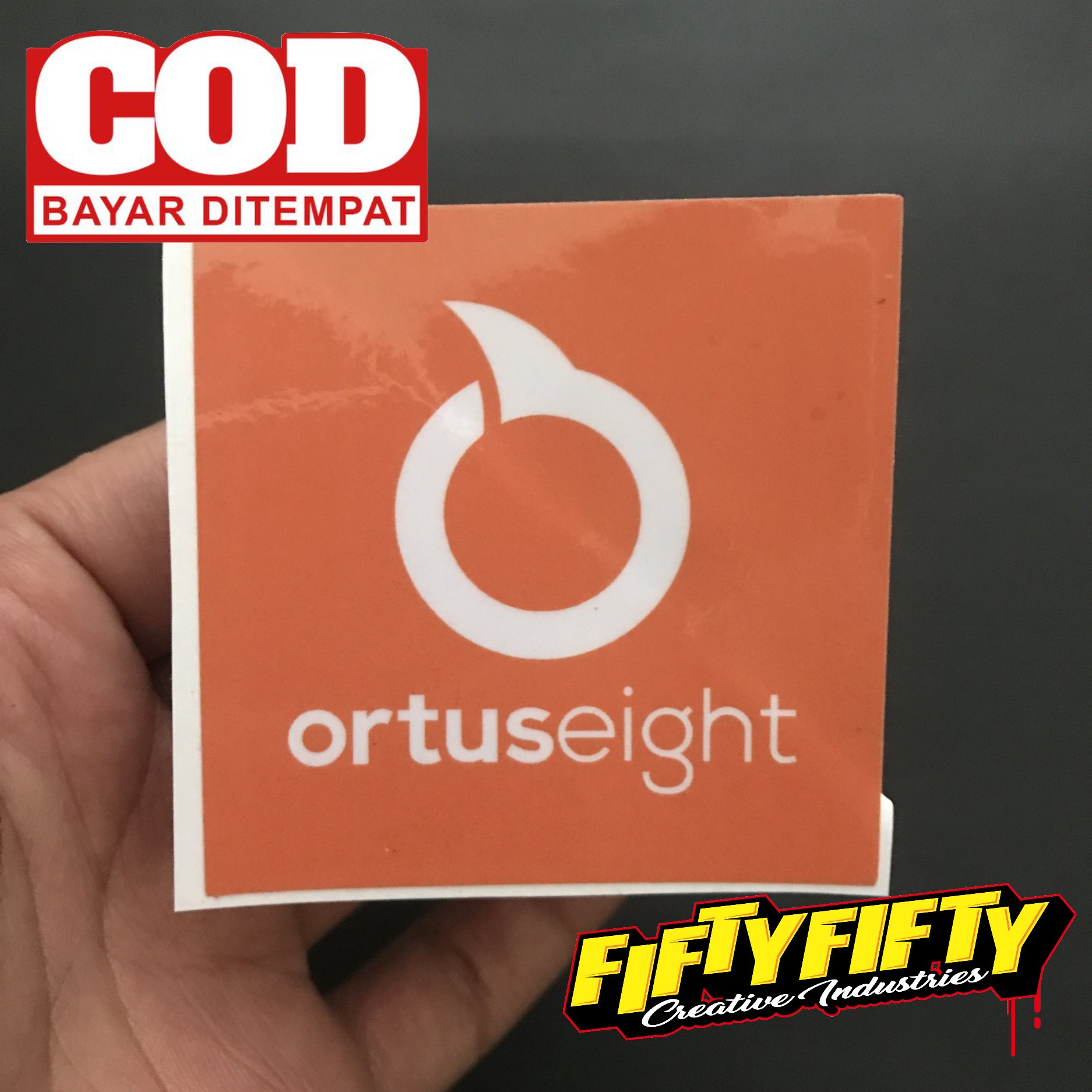 Stiker Print Cut ORTUSEIGHT Stiker Printing Laminasi Glossy Stiker ...