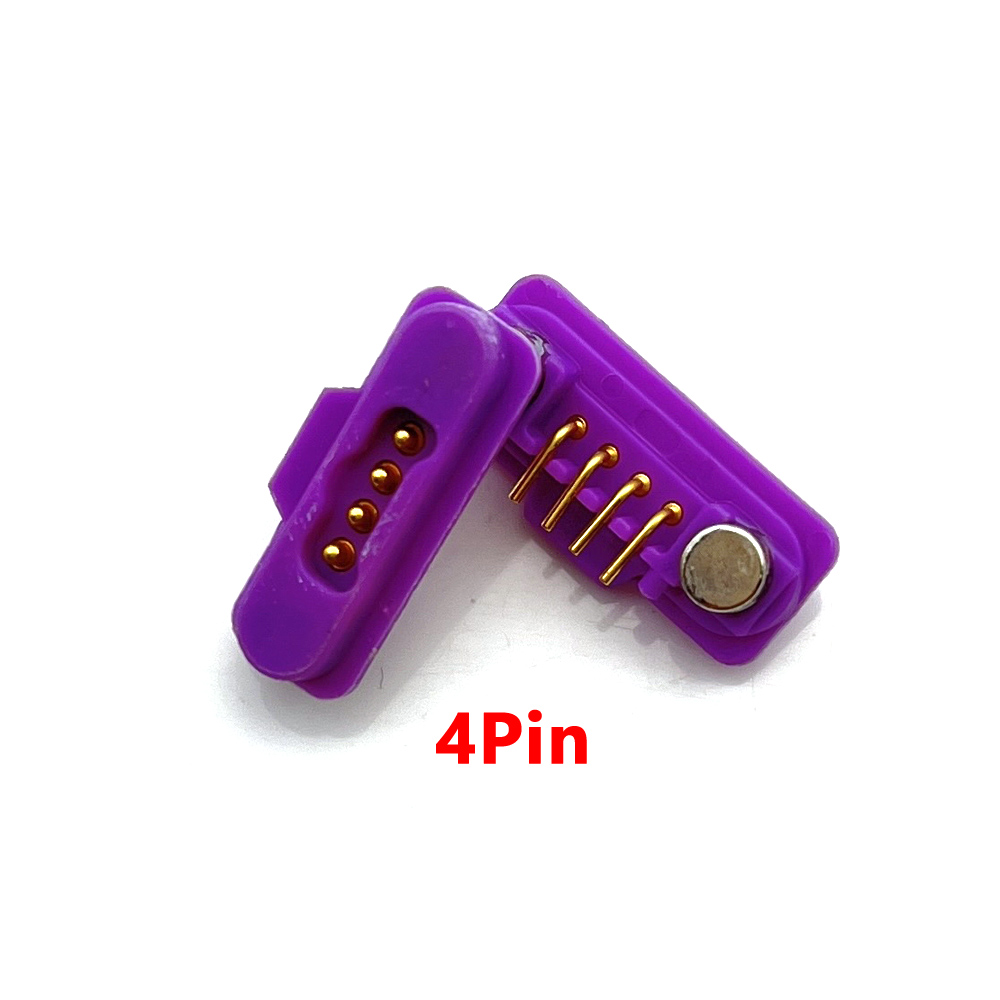 1pair 2a 4pin 5pin Waterproof Dc Magnetic Pogopin Connector Pogopin ...