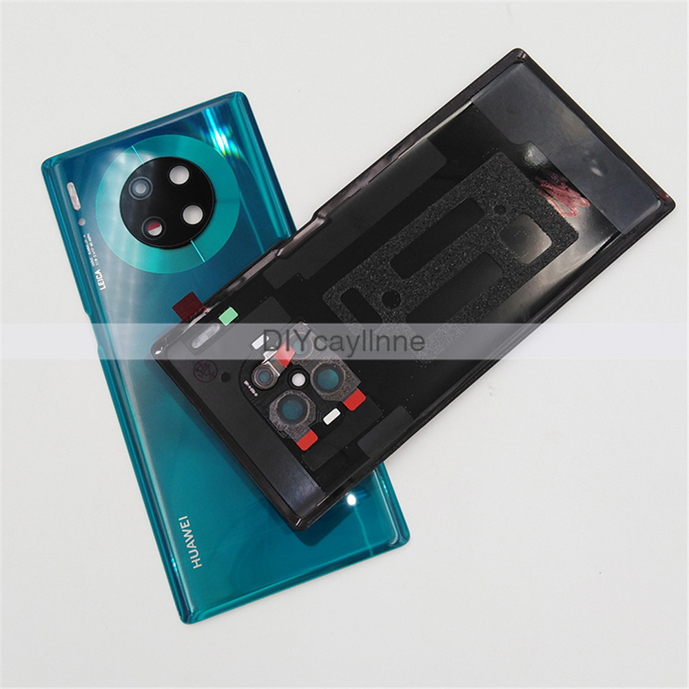 DIYcayllnne OEM Cover For Huawei Mate30 Mate 30 Pro Back Cover Housing Door Phone Lid + Camera ...