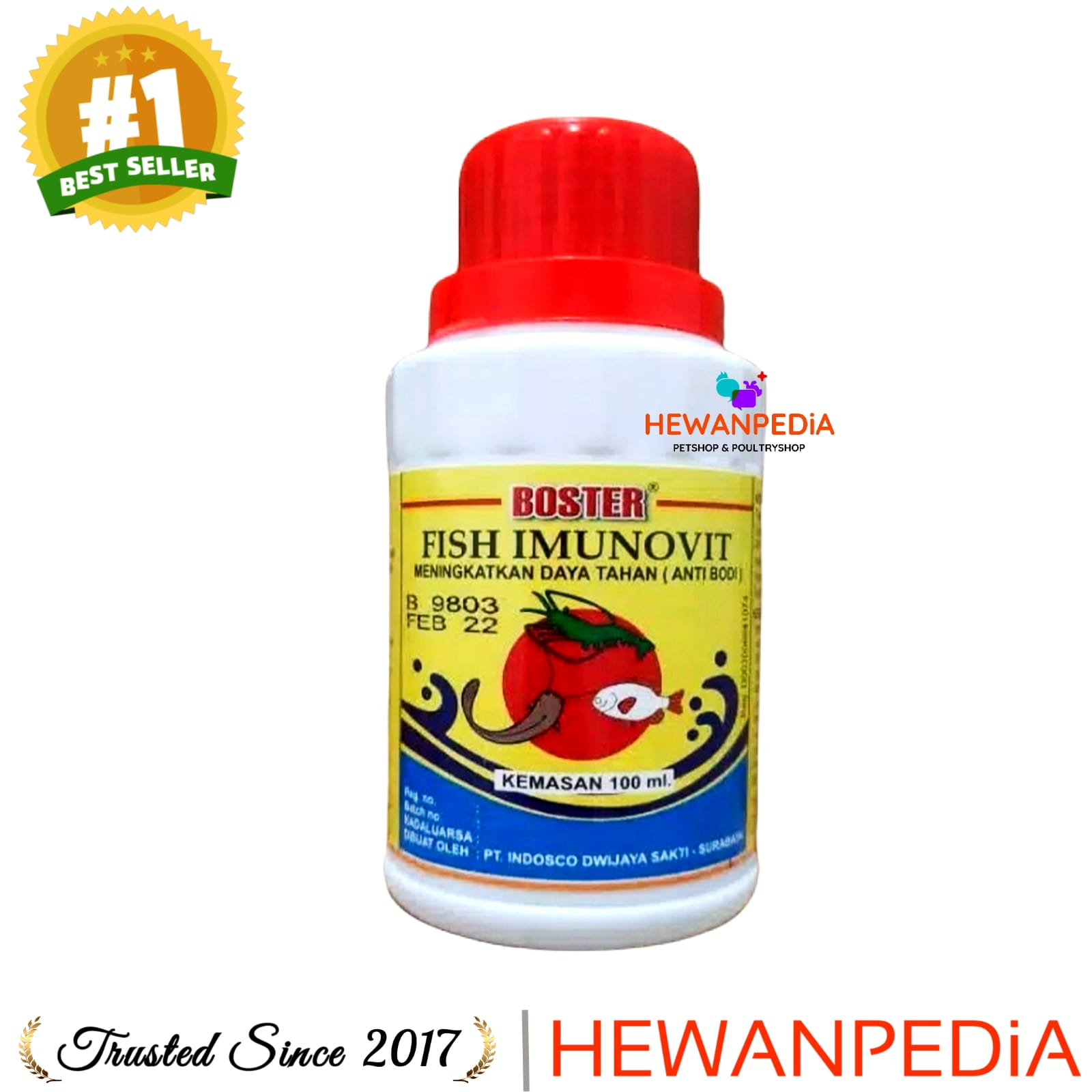 BOSTER FISH IMUNOVIT 100 ml - Vitamin Ikan Multivitamin Penguat Imun ...