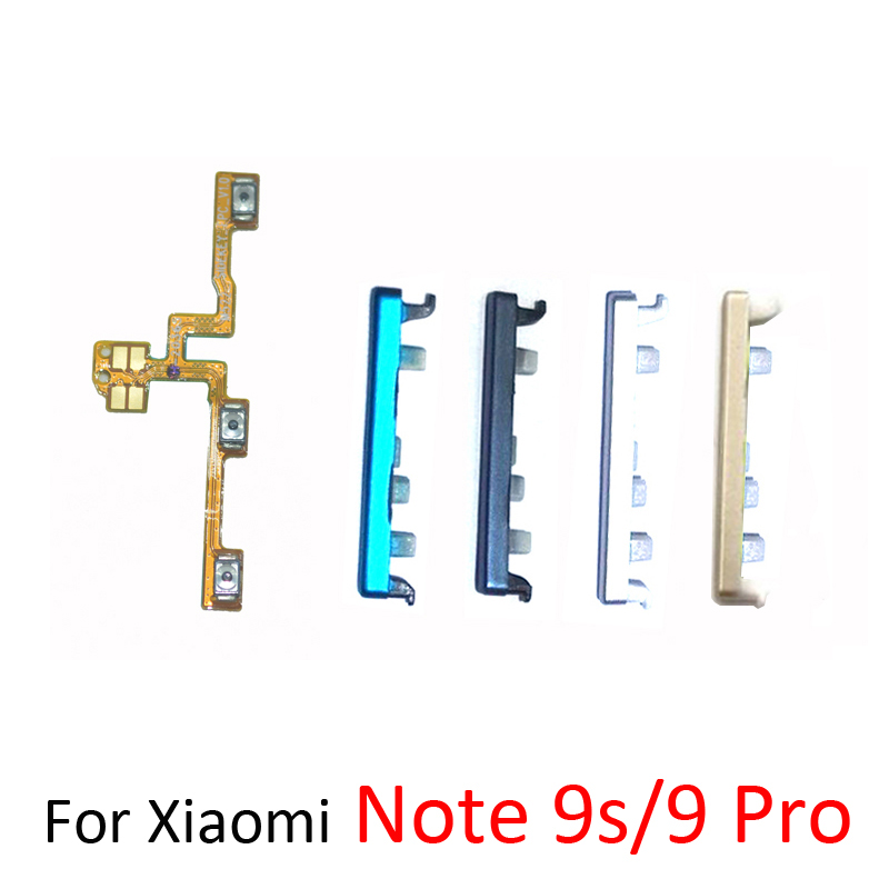 Power Volume Button Flex For Xiaomi Redmi Note 9s 9 Pro Phone Housing ...