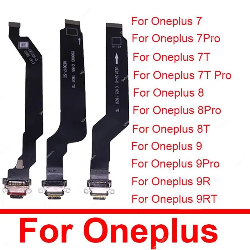 USB Charging Port Connector Flex Cable For Oneplus One Plus 1+ 7 8 7T ...