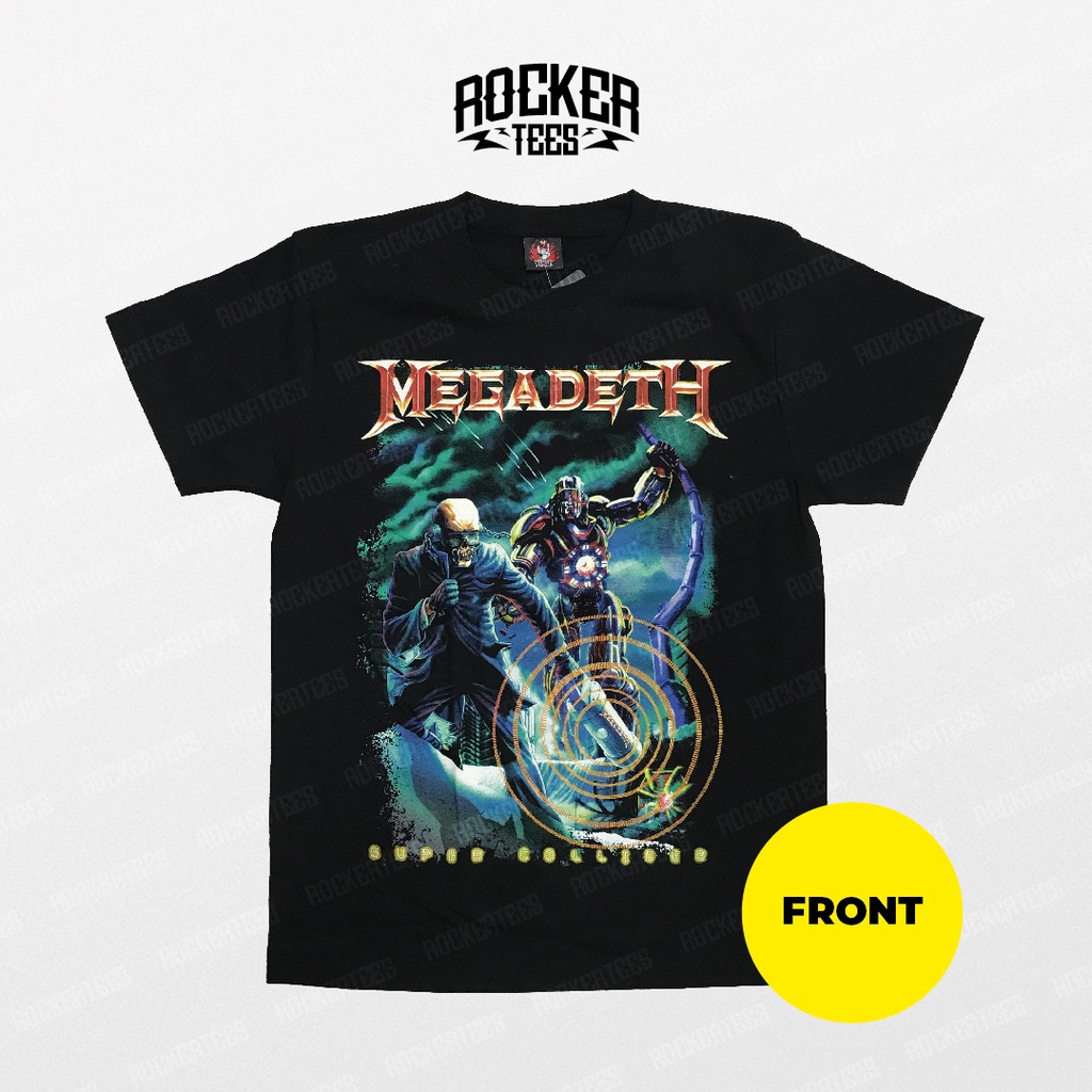 Ready Stock [1497] เสื้อยืด Megadeth - Super Collider-BLACK Baju band ...