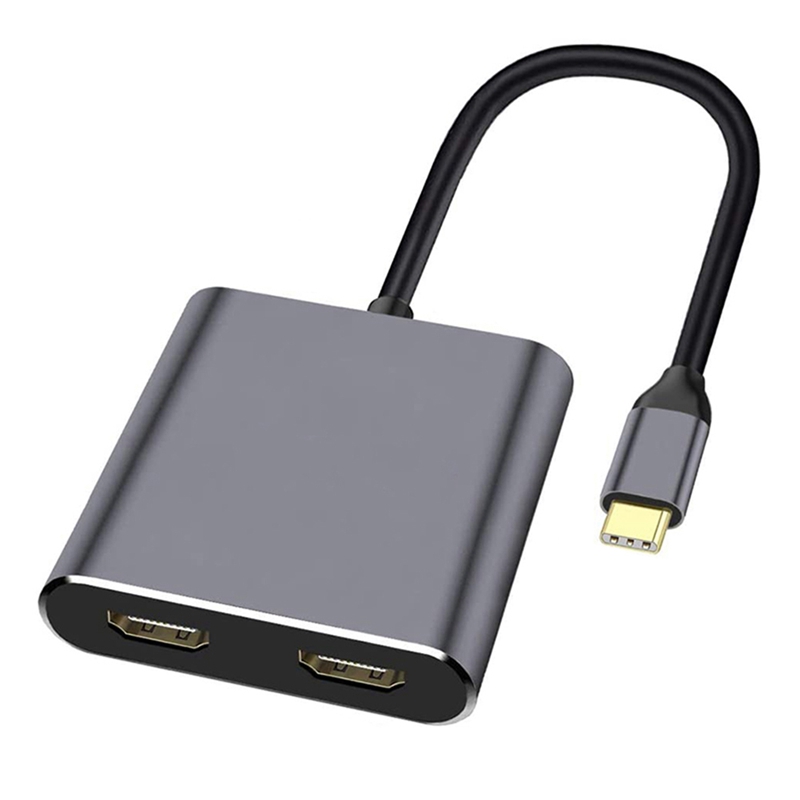 4In1 USB Type C Hub To Dual 4K HD Compatible Charge Port USB C Docking 4In1 USB Type C Hub To Dual 4K HD Compatible Charge Port USB C Docking