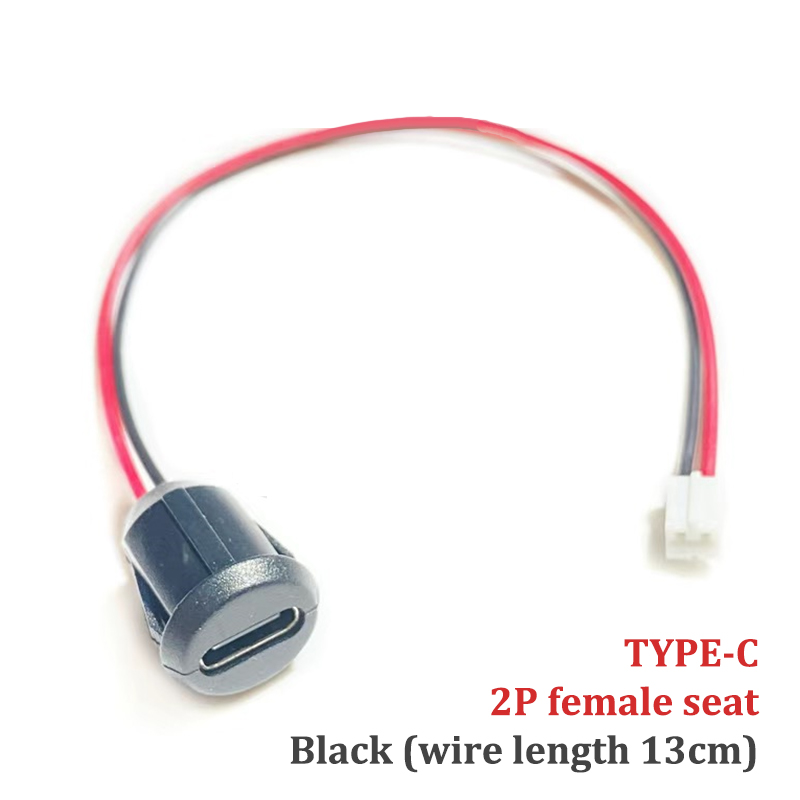 USB-C 2Pin High Current Charging Socket Plate USB Type C Waterproof ...