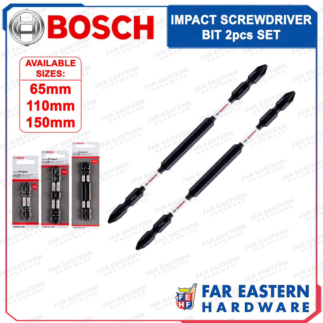 BOSCH Impact Screwdriver Screw Bit 2pcs Set RBAC | Lazada PH