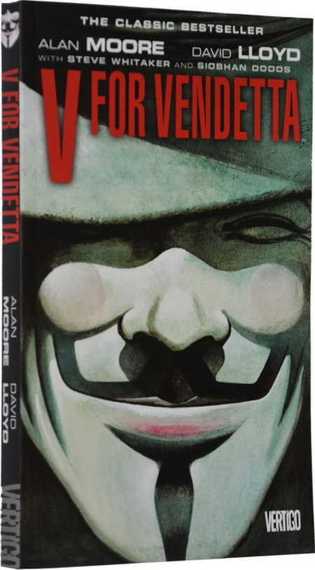 Original English DC cartoon V for Vendetta v-word revenge team original ...