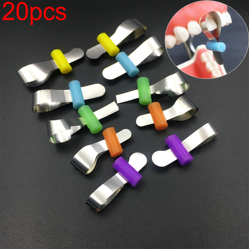 20pcs/box Metal Matrix Bands Retainerless Automatrix with Locker ...