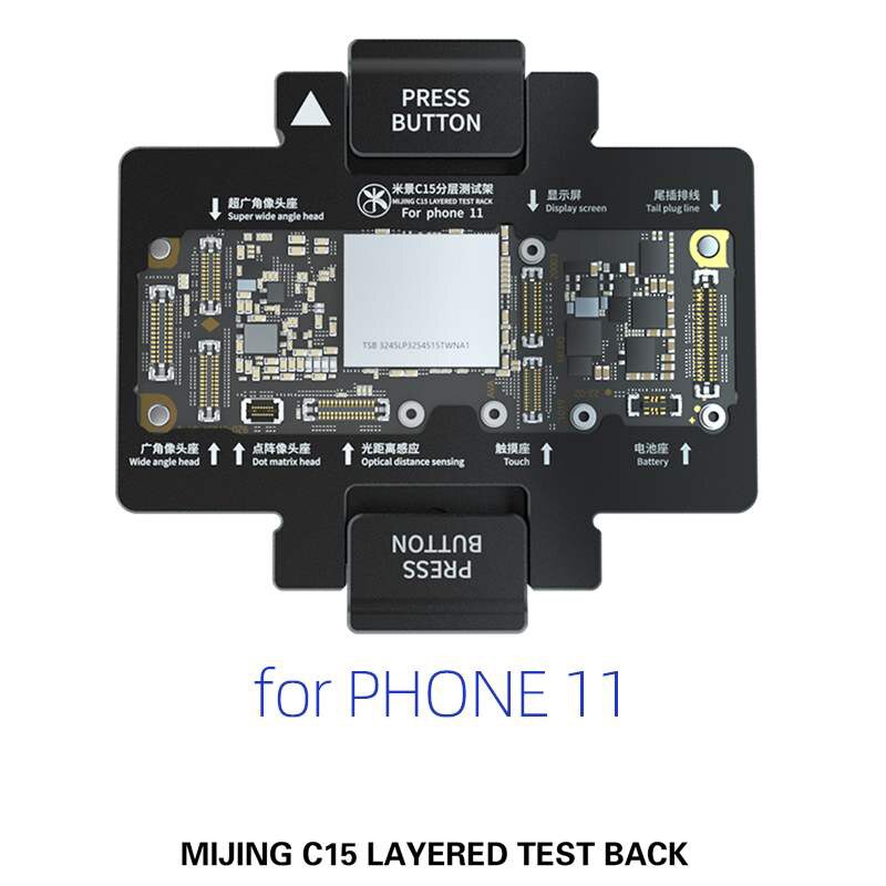 MIJING C15 for iPhone 11 motherboard function test fixture C16 for ...