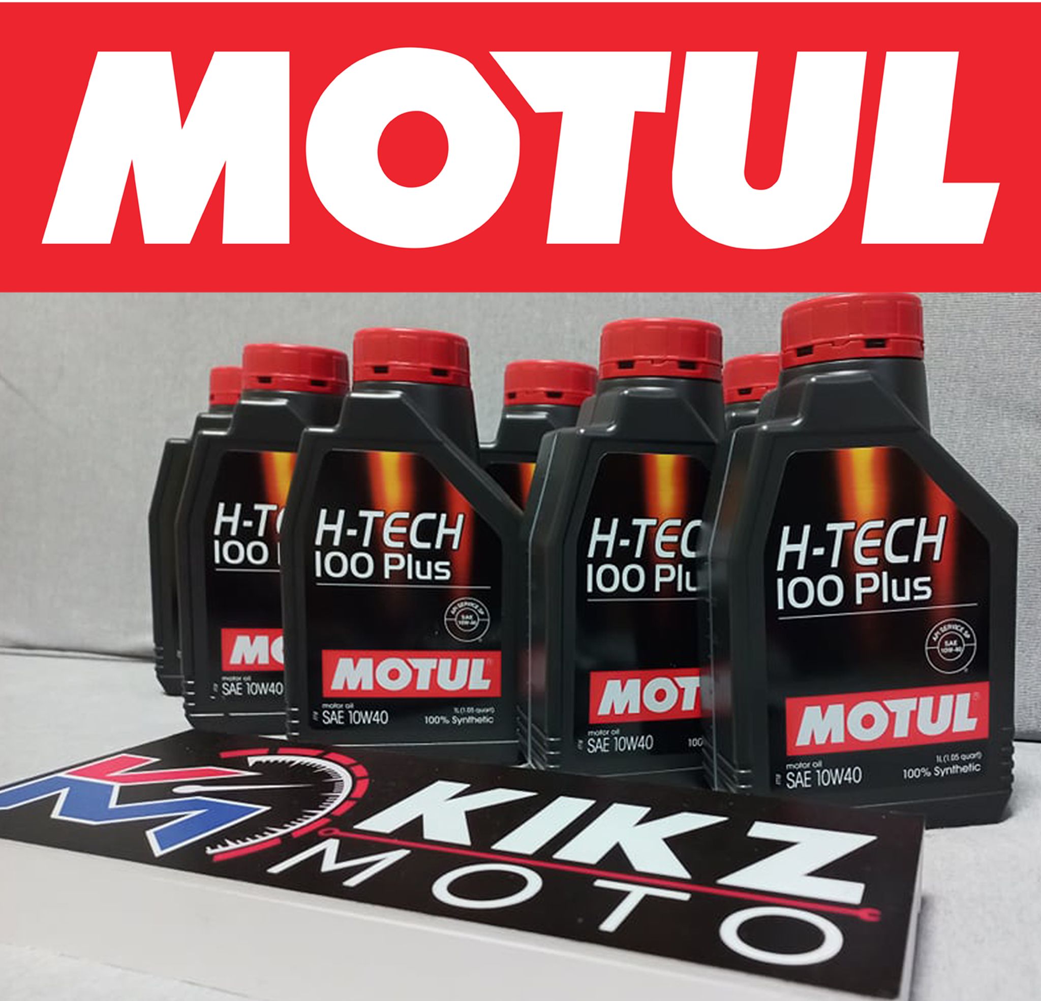 MOTUL H-TECH 100 PLUS 10W-40 FULLY SYNTHETIC(GAS) 1LITER | Lazada PH
