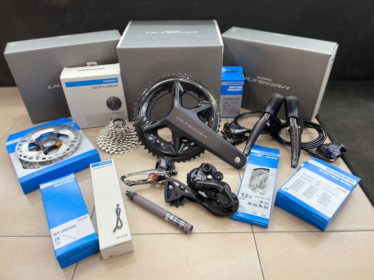 Shimano Ultegra Di2 R8170 Disc Brake Groupset 2 x 12speed | Lazada