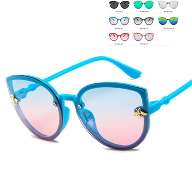 MAYTEN Fashion Cute Sunglasses for Boy Girl Children Sun Glasses Cat Eye Bee Shape 2023 UV400 ...