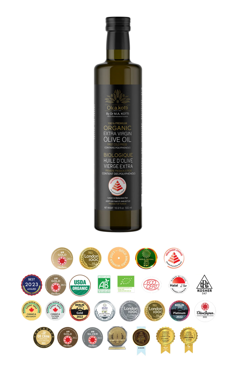 [Multi-Award Winning] Olea Kotti Organic Extra Virgin Olive Oil ...
