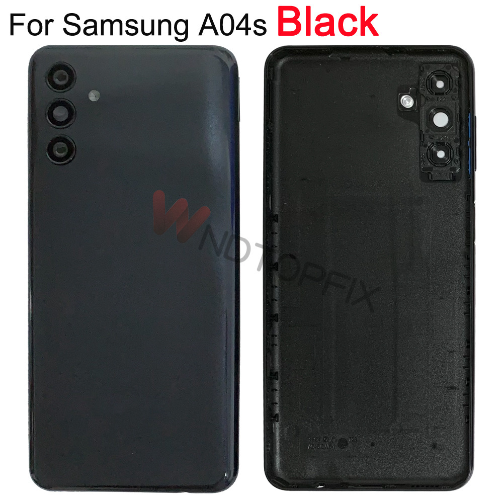 【EcoDealsq】6.5" For Samsung Galaxy A04s Battery Back Cover Rear Door ...