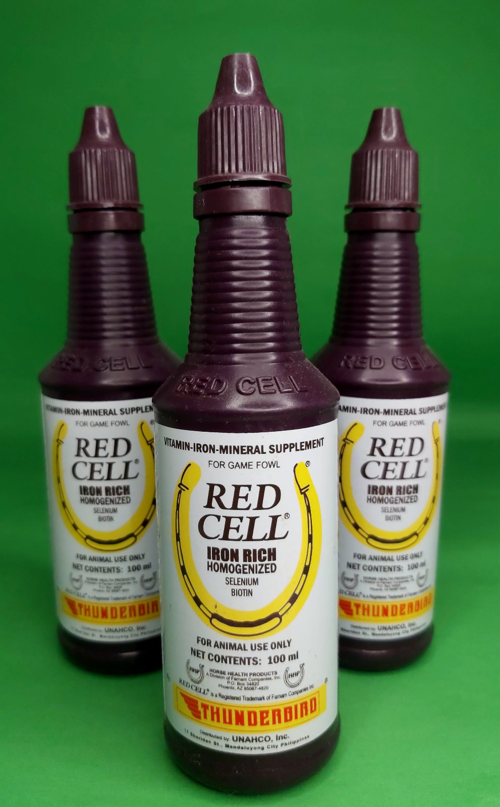 [SOUTH VET] (100ml)/RED CELL IRON RICH FOR GAMEFOWL ROOSTER: Gamecock ...