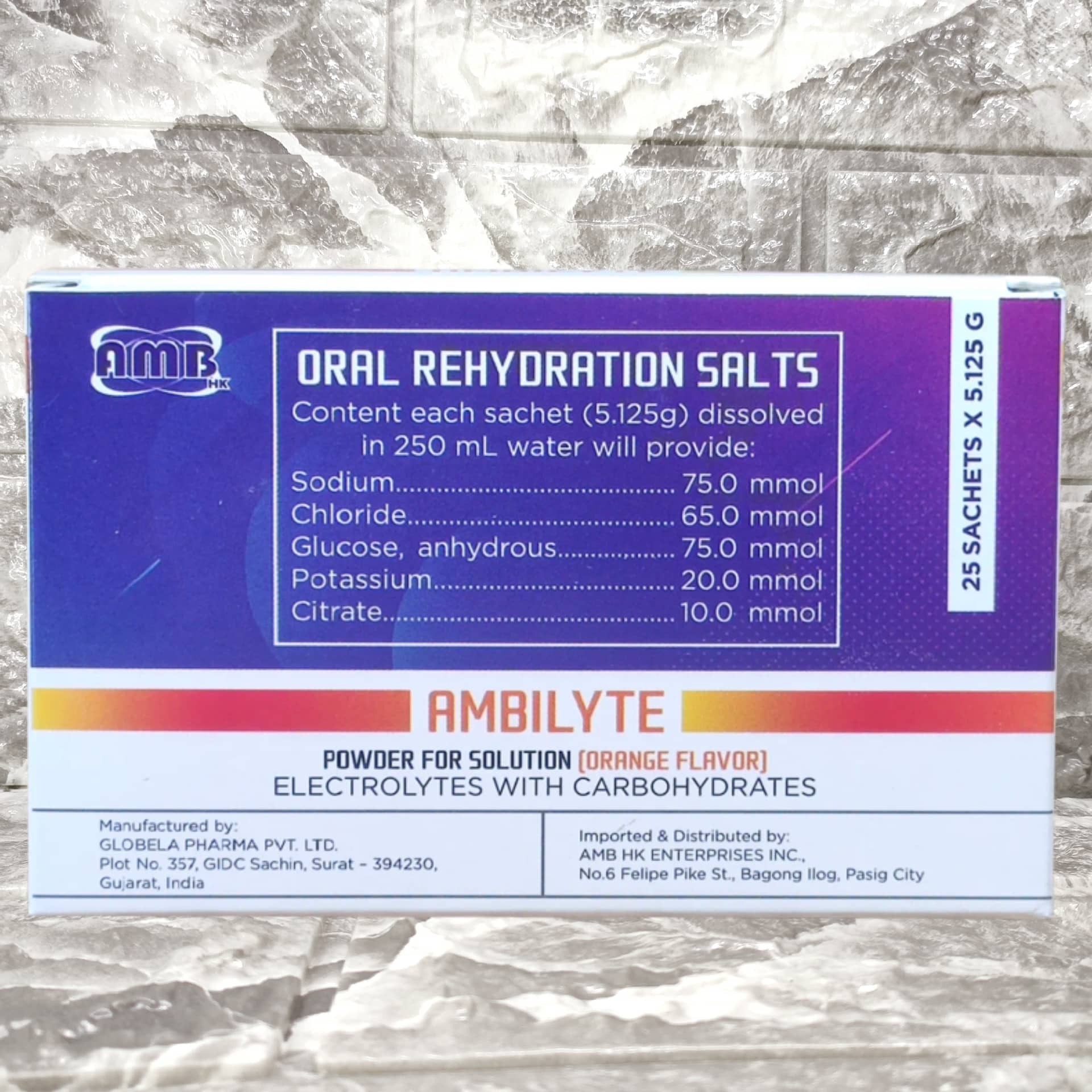 AMBILYTE (Oral Rehydration Salts) 25 Sachets | Lazada PH