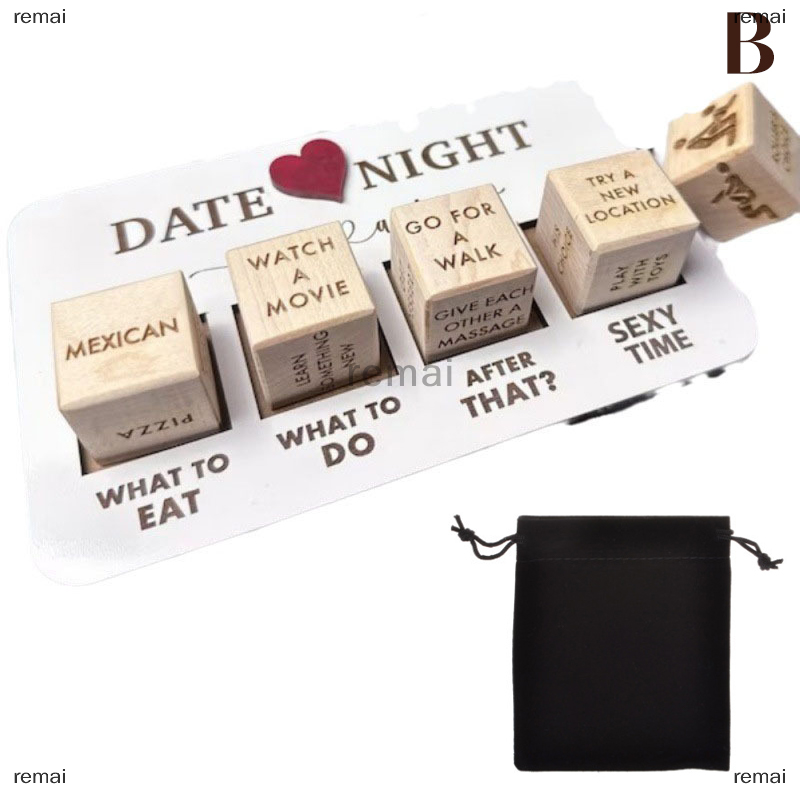 remai Date Night Dice After Dark Edition, Date Night Wooden Dice Game ...