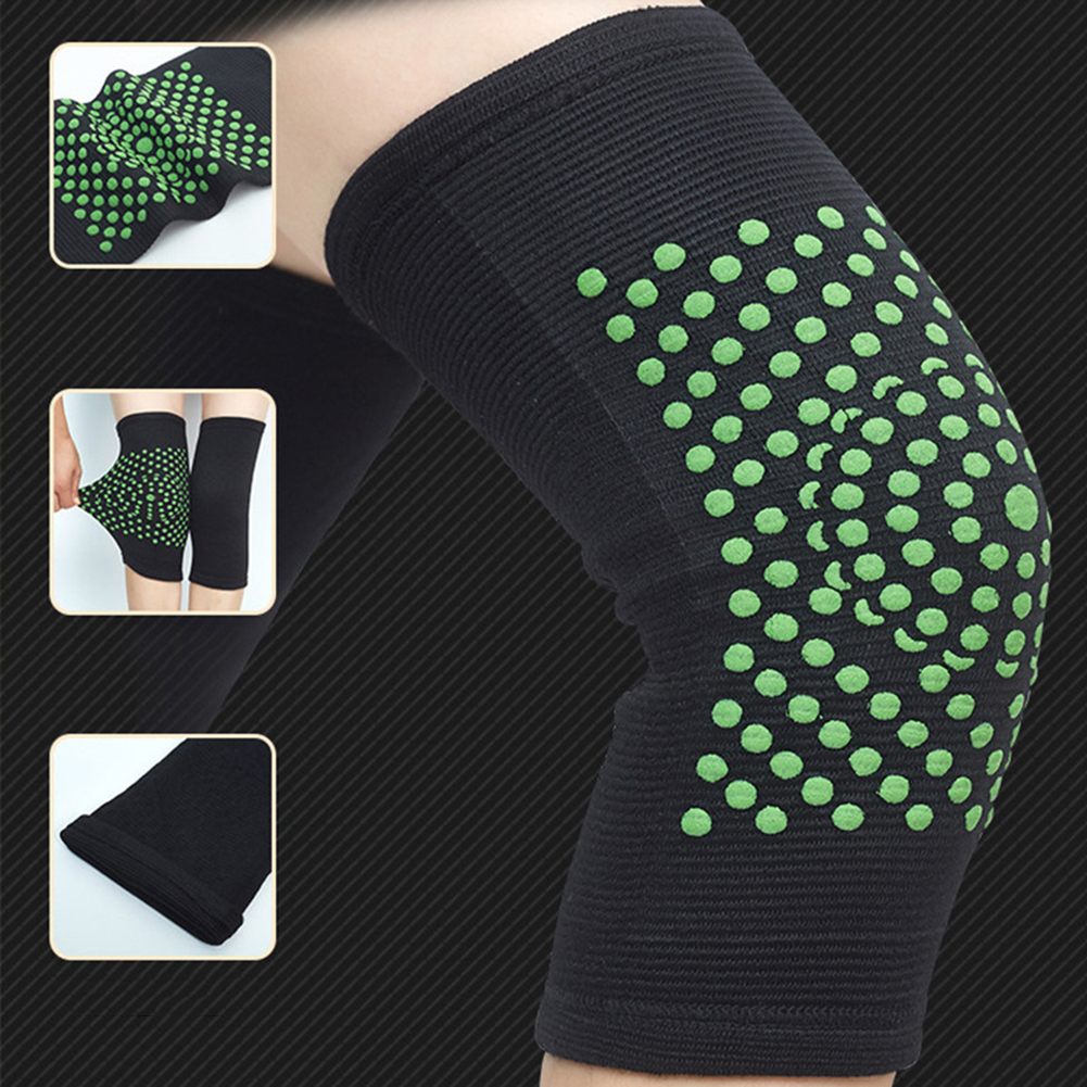 【SmartHorizon】Adjustable 1 Pair Knee Brace Self-heating Magnetic Leg ...