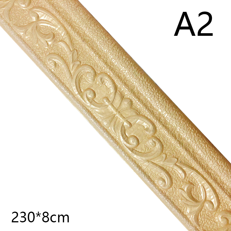 3D Wall Decoration Line Skirting Line Frame Self-adhesive Waterproof ...