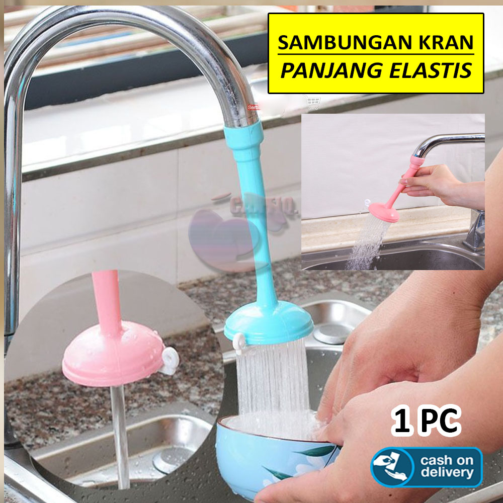 iCantiq Sambungan Kran Panjang Elastis Selang Sambungan Keran Karet ...