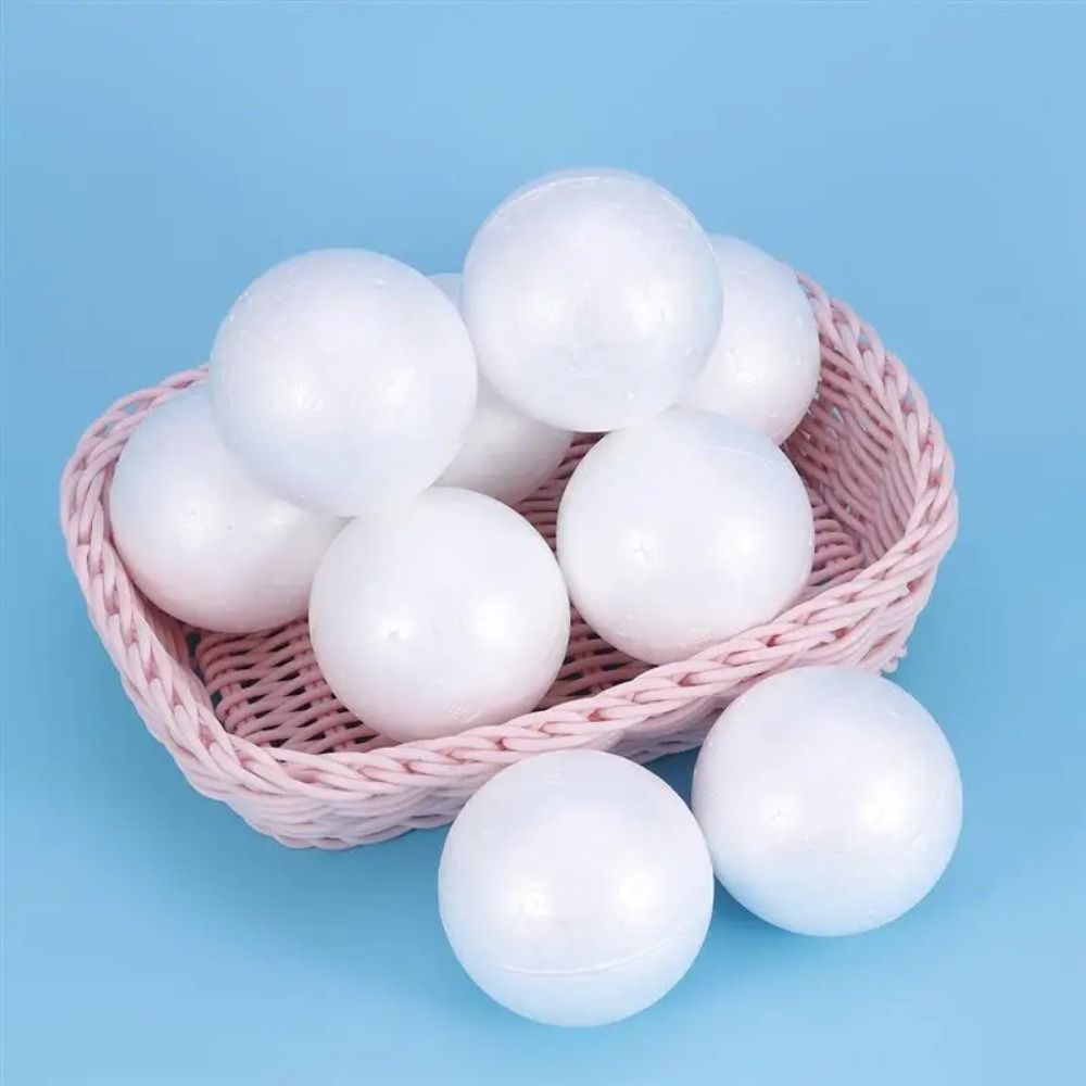 Crafts Mini Foam Balls Polystyrene White Christmas Balls Round ...