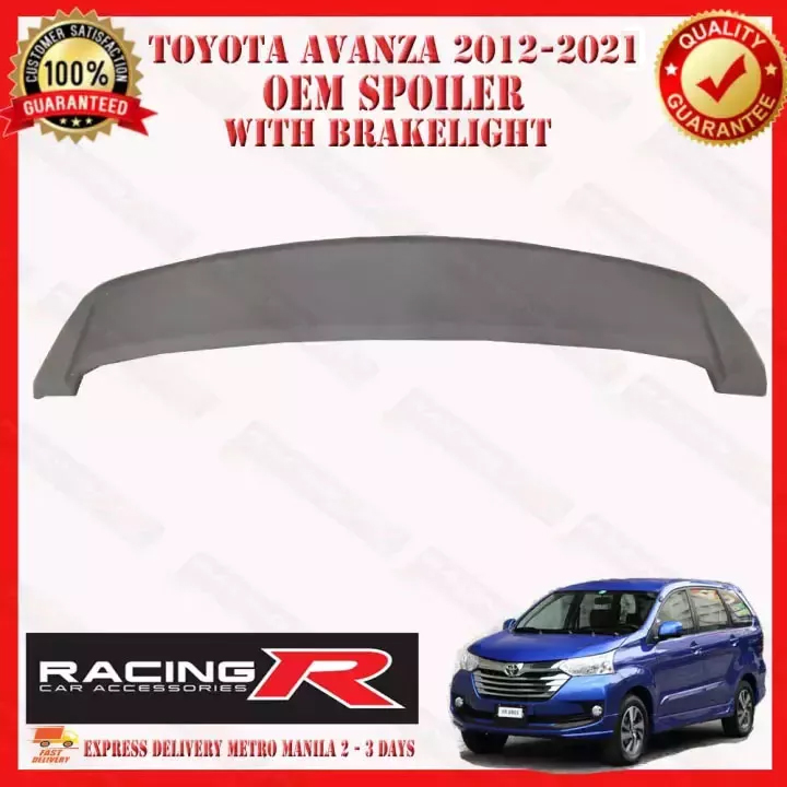 Toyota Avanza 2012 to 2021 Spoiler 2013 2014 2015 2016 2017 2018 2019 ...