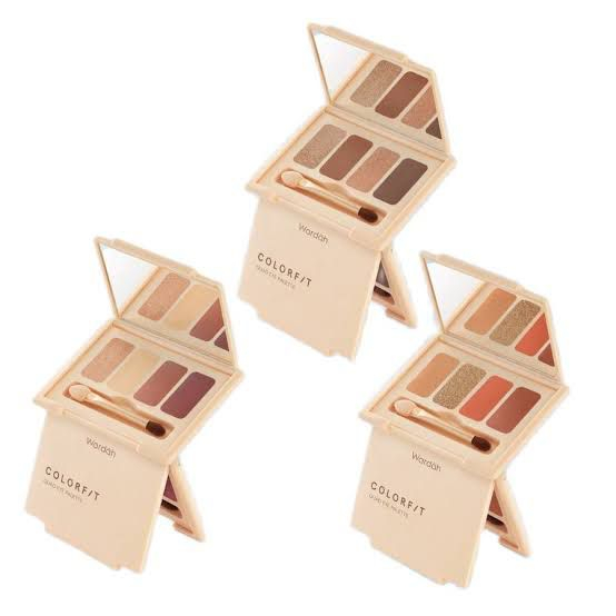 Wardah Colorfit Quad Eye Palette - Eyeshadow 4 in 1 Pigmented ...