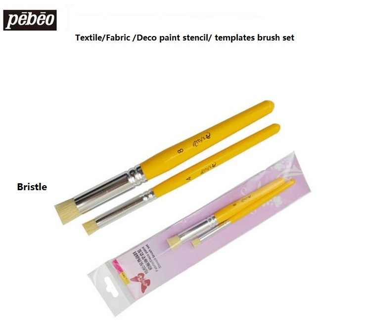 【Inkwell Tales】high quality bristle paint brushes Pebeo Textile ...