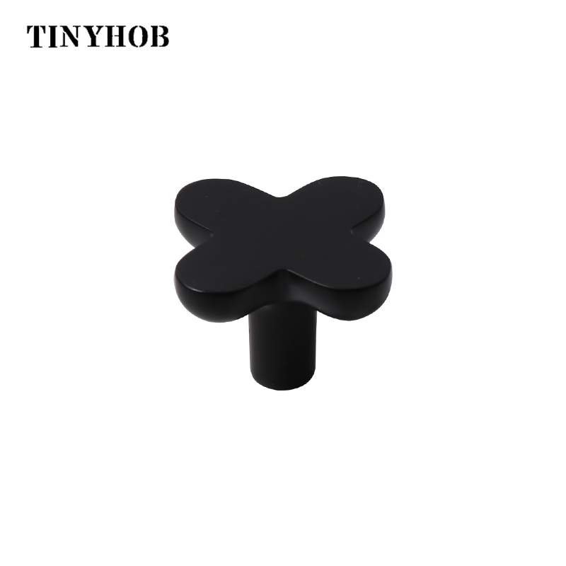 Black Symbol Small Cabinet Handles for Drawers Bathroom Kitchen Storage ...