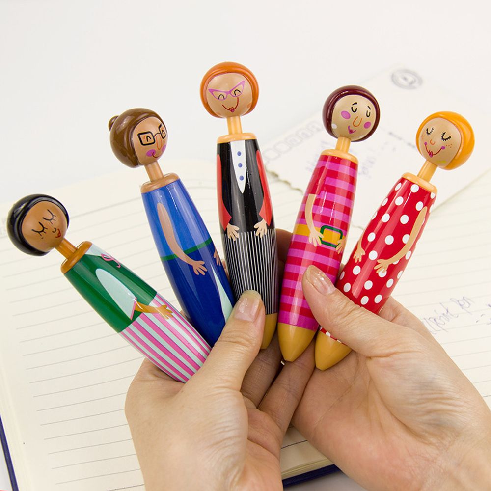 【PureVibe】Limit shows Cute Little Girl Lady Women Chunky Ballpoint Pen ...